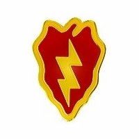 U.S. Army Veteran 25th Infantry Division Sticker Decal