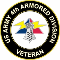 U.S. Army 4th Armored Division Patch Decal