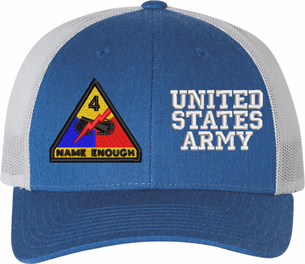U.S. Army 4th Armored Division United States Army Women's Split-Cap