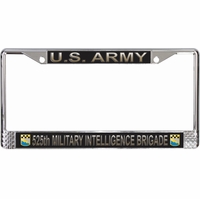 U.S. Army 525th Military Intelligence Brigade License Plate