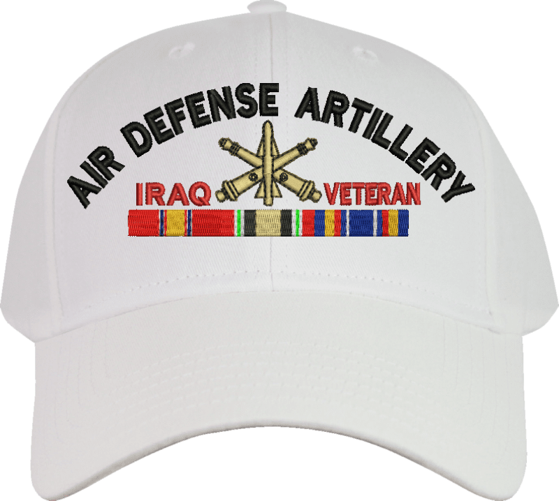 U.S. Army Air Defense Artillery Iraq Veteran Embroidered Cap
