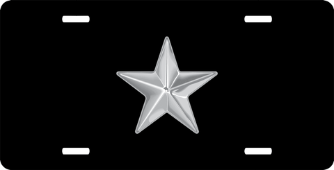 U. S. Army Brigadier General License Plate