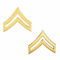 U.S. Army Staff Sergeant Gold Collar Rank Insignia