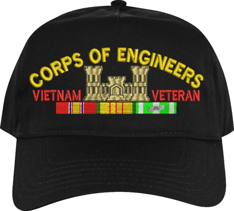 U.S. Army Corps of Engineers Vietnam Veteran Embroidered Cap