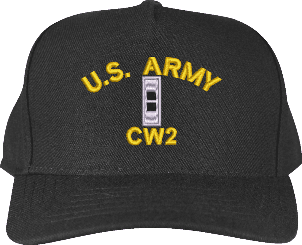 U.S. Army CW2 Custom Embroidered Cap