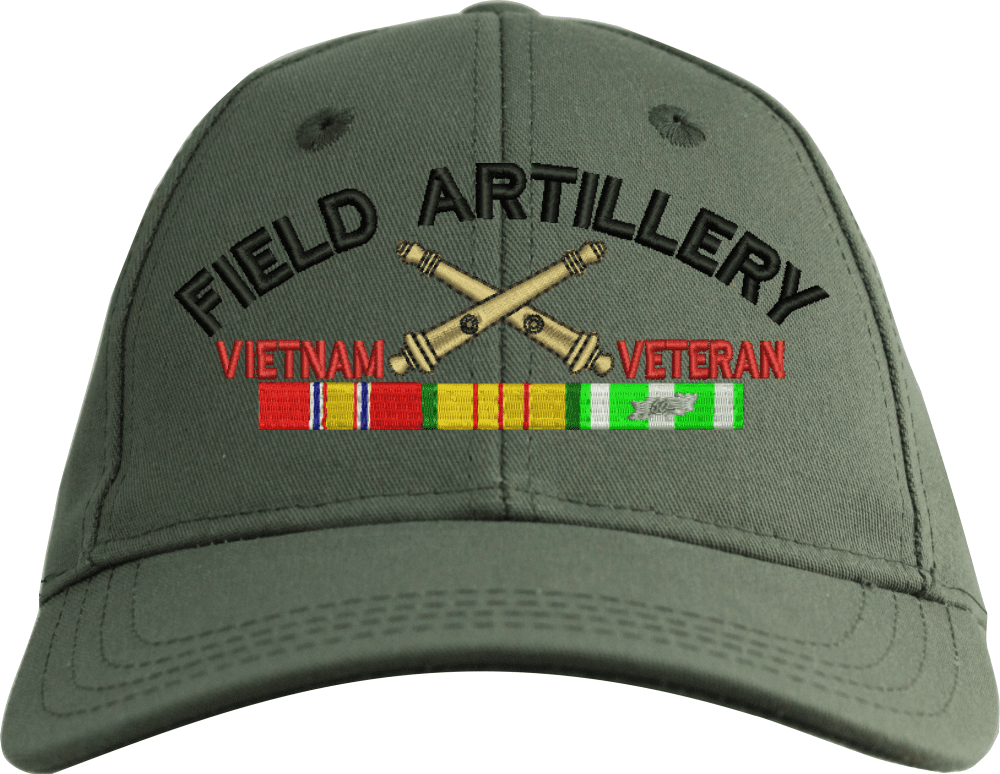 U.S. Army Field Artillery Vietnam Veteran Embroidered Cap