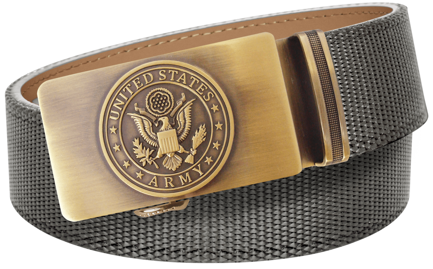 U.S. Army Grey Nylon Weave Slide Belt