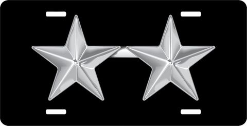 U. S. Army Major General License Plate