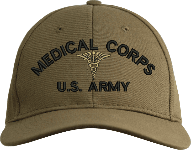 U.S. Army Medical Corps Embroidered Cap