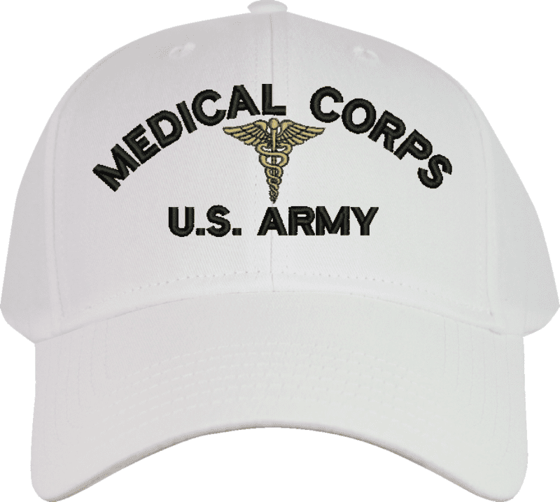 U.S. Army Medical Corps Embroidered Cap