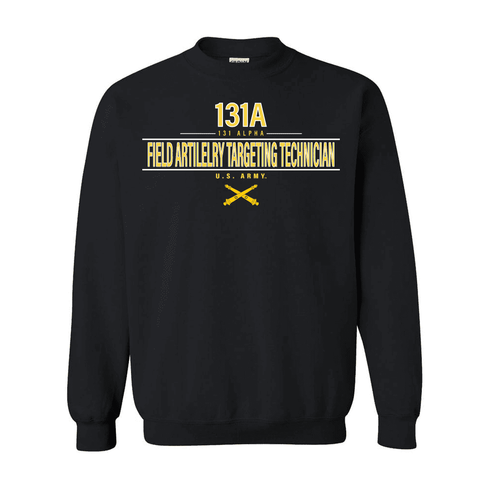 U.S. Army MOS 131A Field Artillery Targeting Technician Sweatshirt