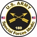 U.S. Army MOS 18D Special Forces Medic