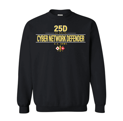 U.S. Army MOS 25d Cyber Network Defender Sweatshirt