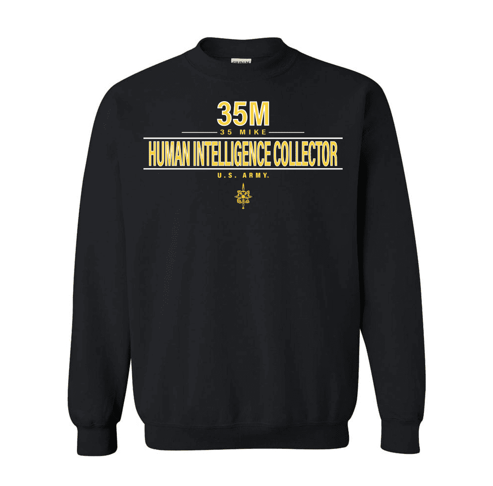 U.S. Army MOS 35m Human Intelligence Collector Sweatshirt