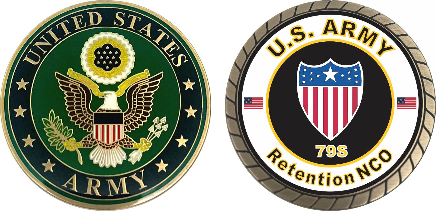 U.S. Army MOS 79S Retention NCO Challenge Coin