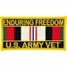 U.S. Army Operation Enduring Freedom With Service Ribbon Patch