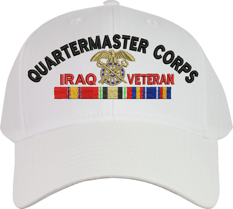 U.S. Army Quartermaster Corps Iraq Veteran Embroidered Cap