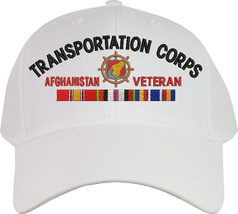 U.S. Army Transportation Corps Afghanistan Veteran Embroidered Cap