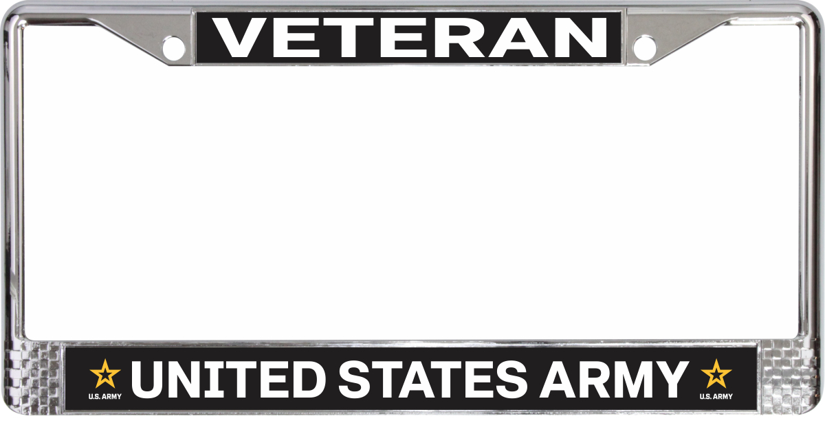 U.S. Army Veteran License Plate Frame