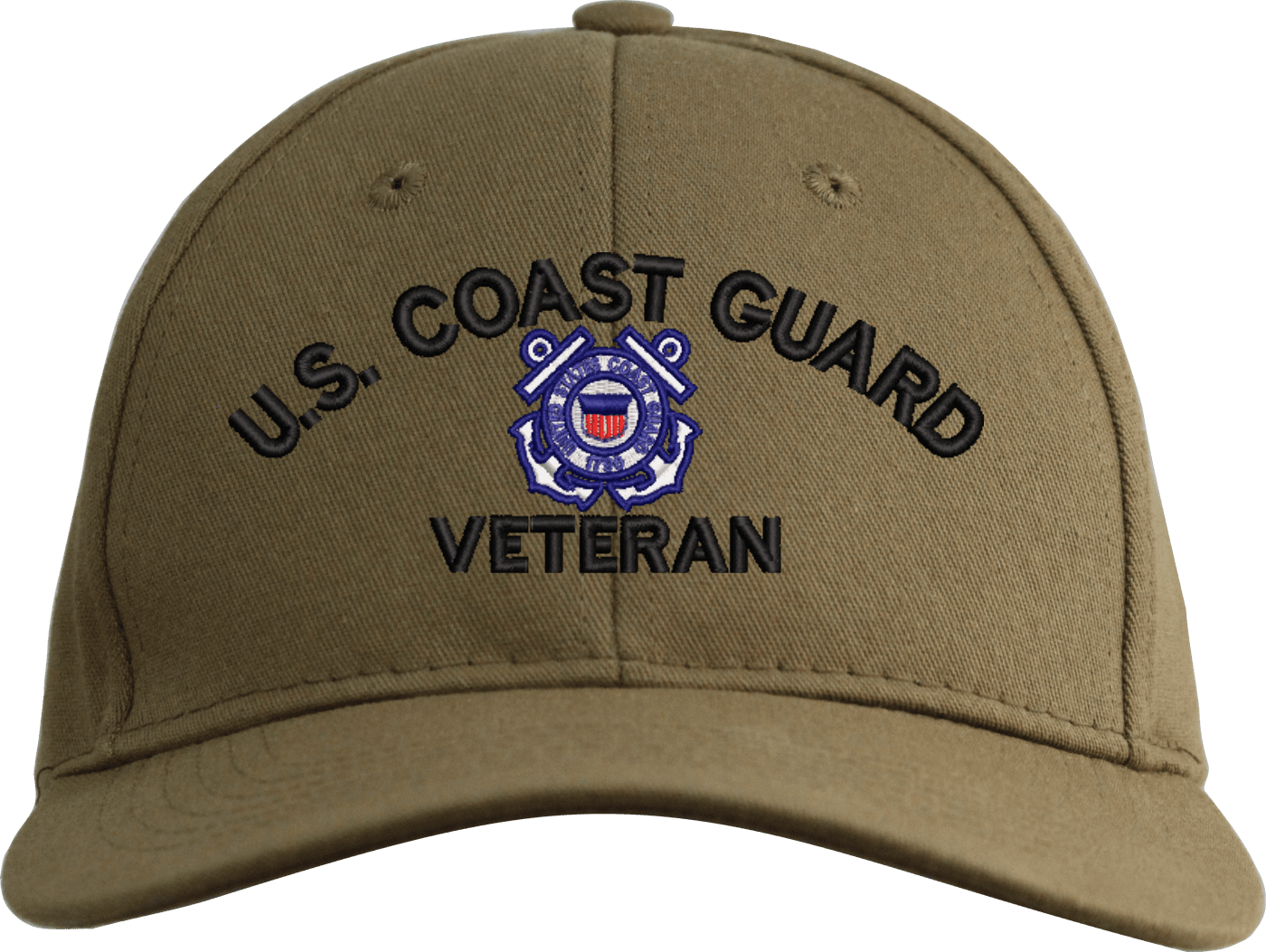 U.S. Coast Guard Veteran Embroidered Cap