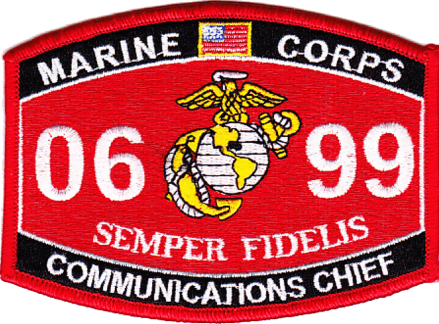 U.S.M.C. MOS 0699 Communications Chief Patch
