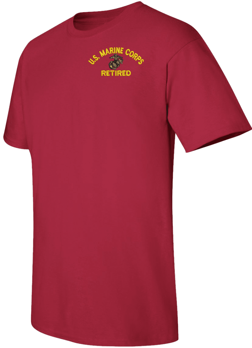 U.S. Marine Corps Eagle Globe and Anchor Retired T-Shirt