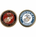 U.S. Marine Corps Proud Dad of a Marine Challenge Coin