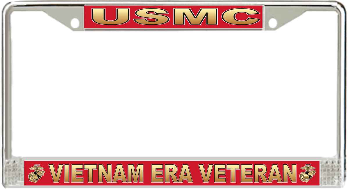 U.S. Marine Corps Vietnam Era Veteran License Plate Frame