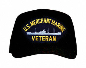 U.S. Merchant Marine Veteran with Ship Ball Cap