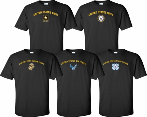U.S. Military Branch T-Shirts