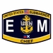 U.S. Navy Rate EM Electricians Mate Submariners CPO Patch