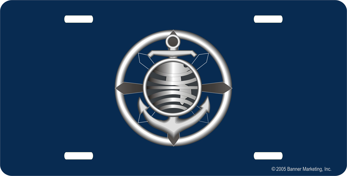U.S. Navy Religious Program Specialist License Plate