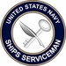 U.S. Navy Ship's Serviceman SH decal