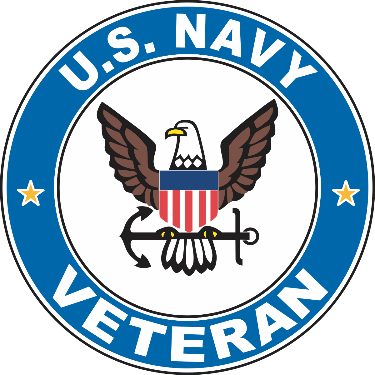 U.S. Navy Veteran Decal