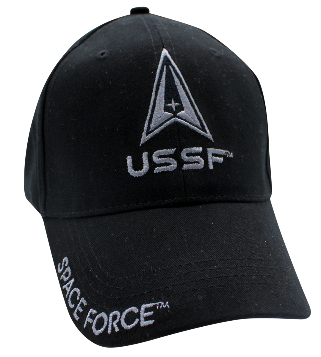 U.S. Space Force Cap with Brim, Side, and Back Text