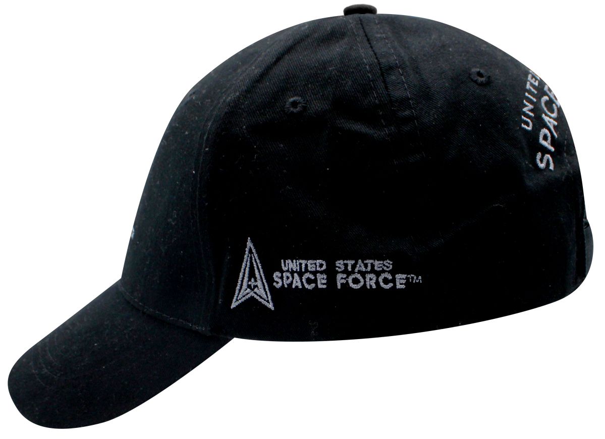 U.S. Space Force Cap with Brim, Side, and Back Text