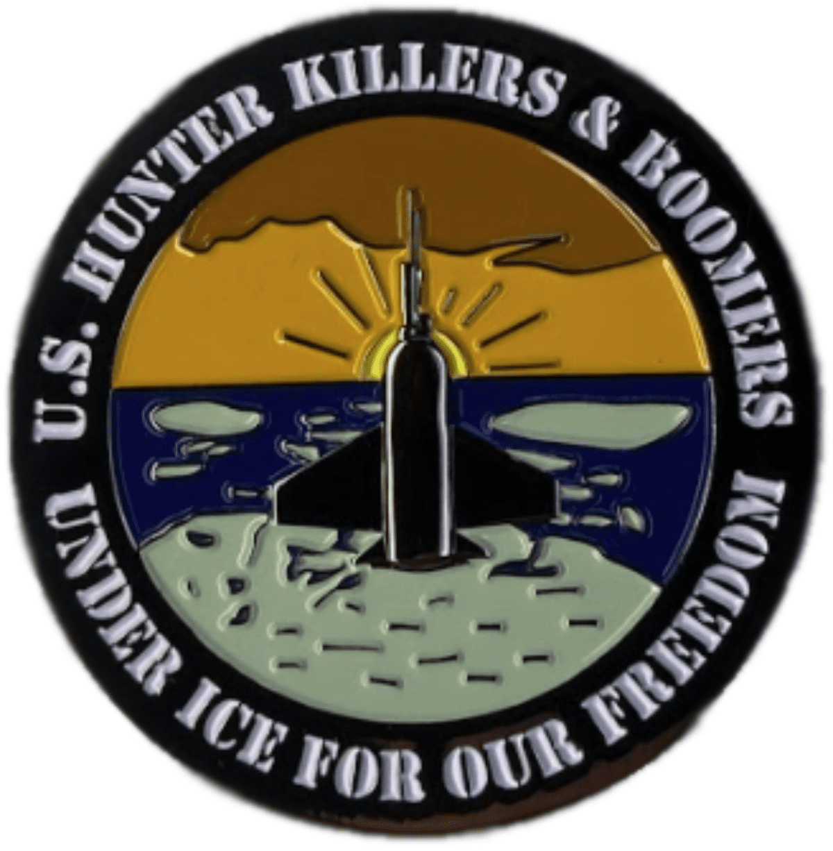 Under Ice For Our Freedom Challenge Coin