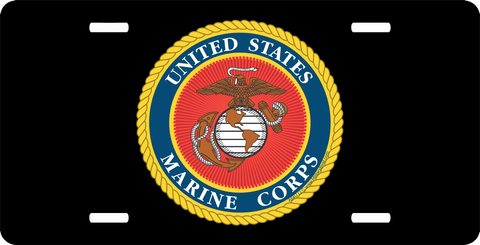 United States Marine Corps Military License Plate