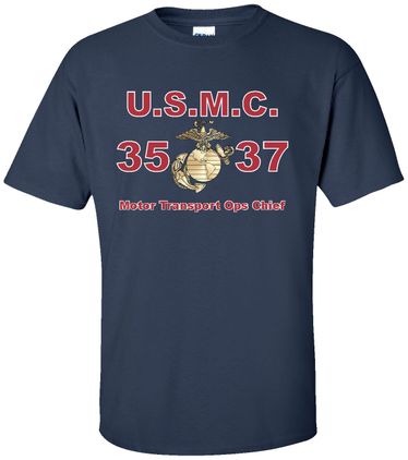 United States Marine Corps MOS 3537 Motor Transport Ops Chief Apparel