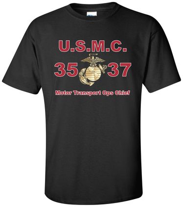 United States Marine Corps MOS 3537 Motor Transport Ops Chief Apparel