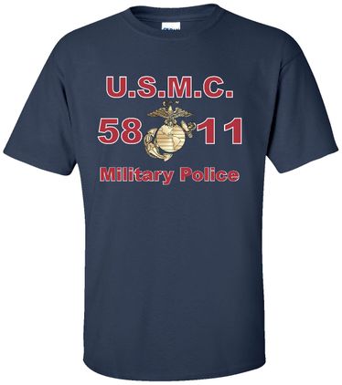 United States Marine Corps MOS 5811 Military Police Apparel
