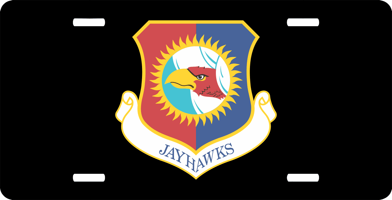 U.S. Air Force 184th Bomb Wing License Plate