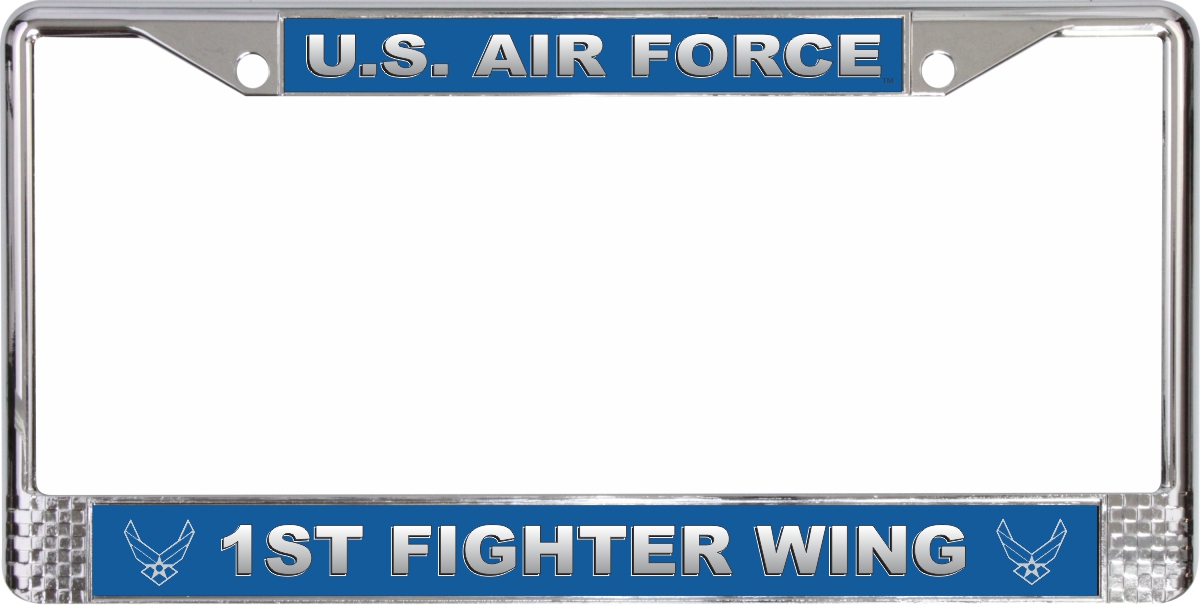 U.S. Air Force 1st Fighter Wing License Plate Frame