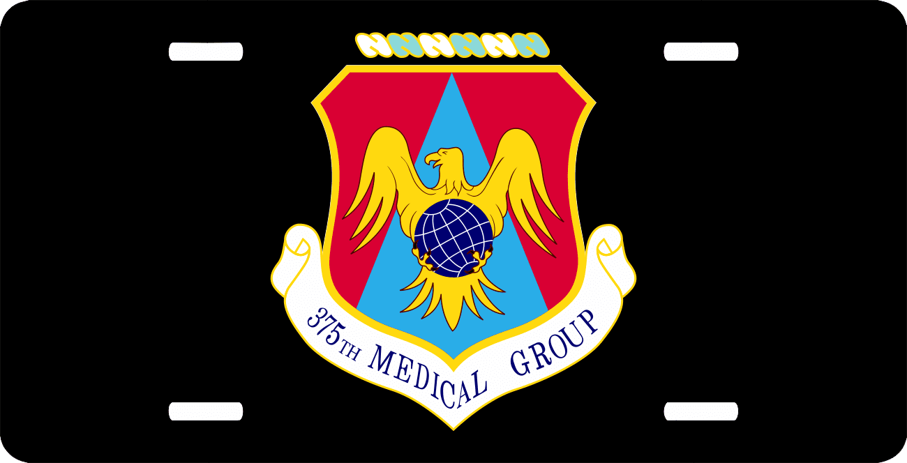 U.S. Air Force 375th Medical Group License Plate