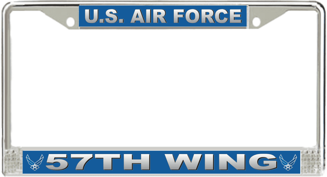 U.S. Air Force 57th Wing License Plate Frame
