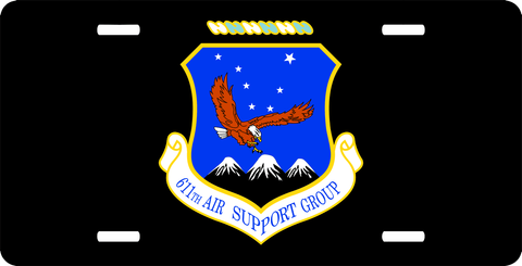 U.S. Air Force 611th Air Support Group License Plate
