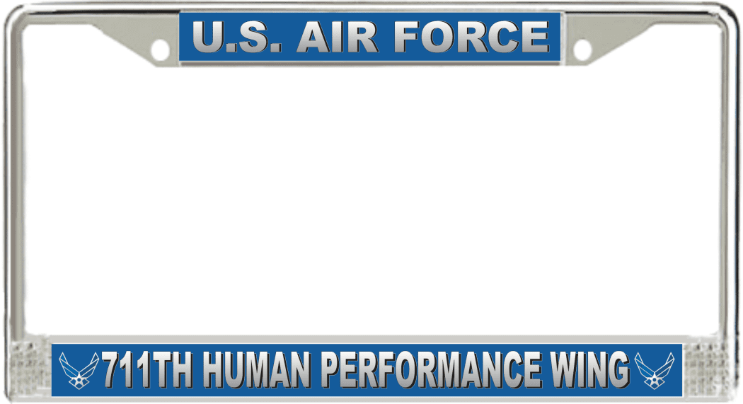 U.S. Air Force 711th Human Performance Wing License Plate Frame