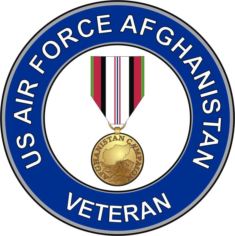 U.S. Air Force Afghanistan Veteran Decal Sticker