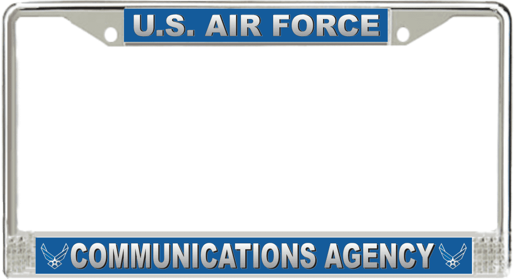 U.S. Air Force Communications Agency License Plate Frame