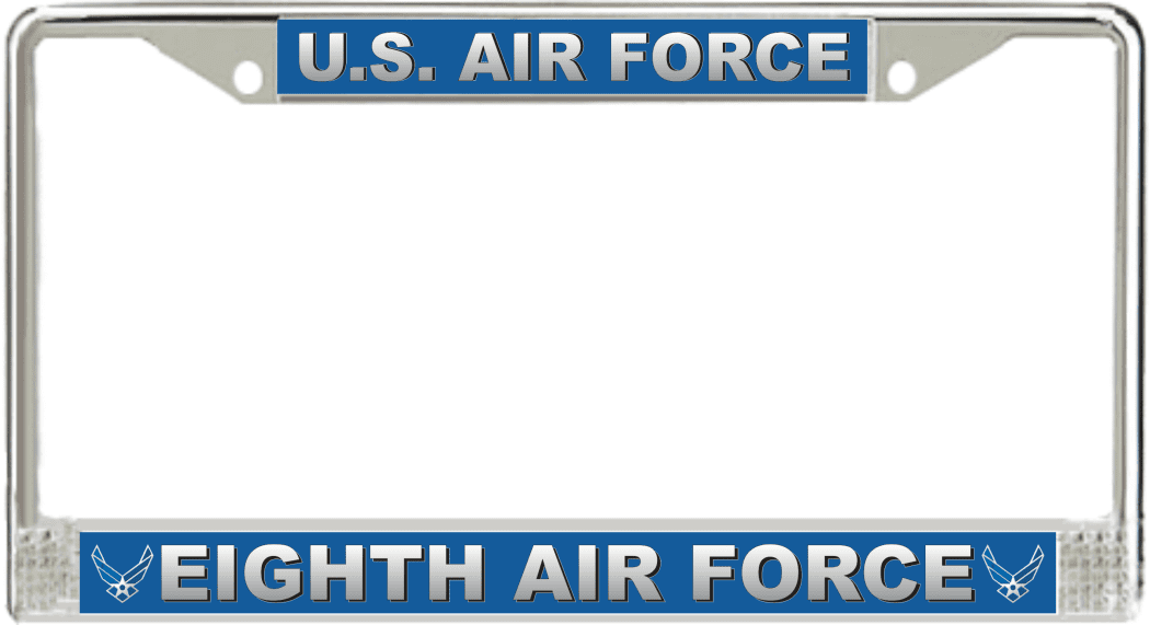 U.S. Air Force Eighth Air Force License Plate Frame